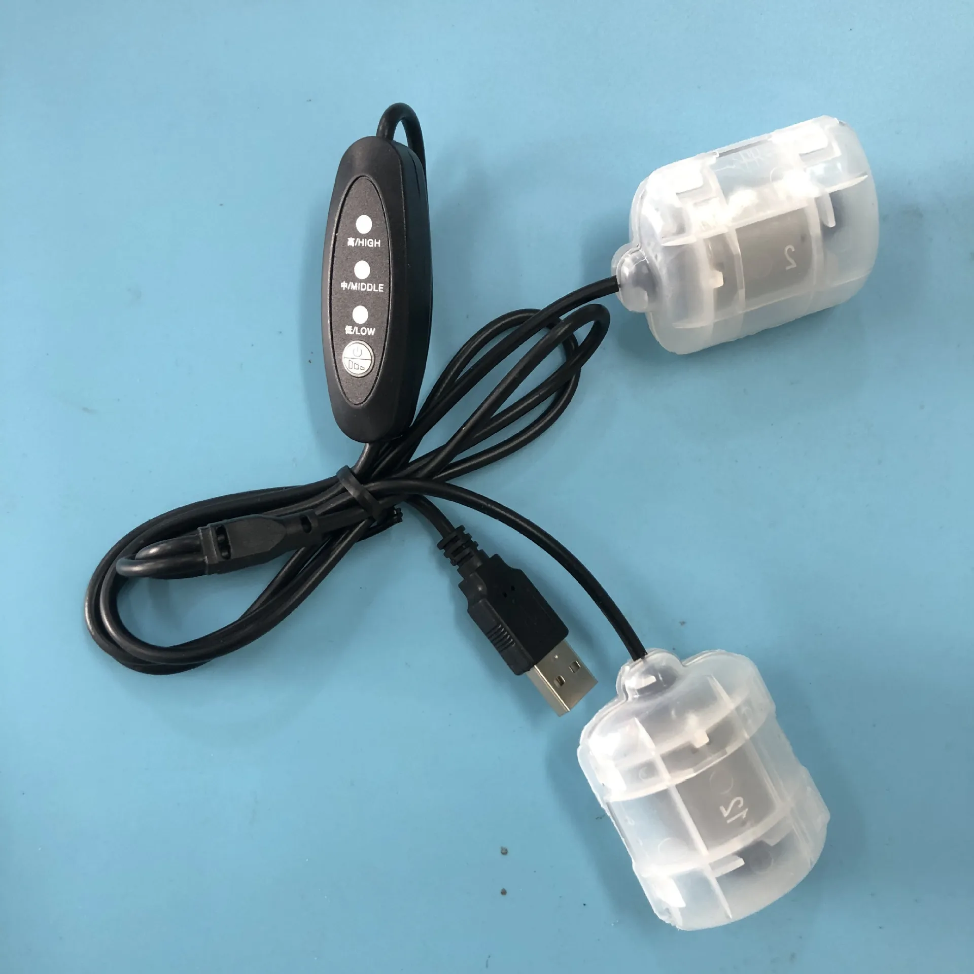 USB three-speed adjustable vibration massage motor one for two Massage ...