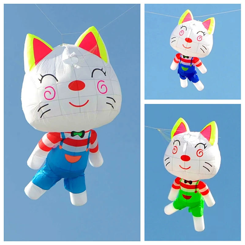 free-shipping-3d-inflatable-kites-pendant-large-cat-kite-windsock-soft ...