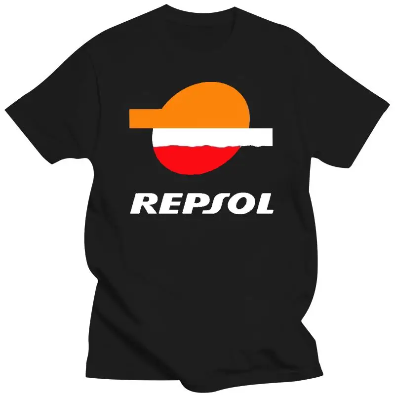 Camiseta-con-logotipo-de-Repsol-para-hombre-y-mujer-camisa-blanca-y ...