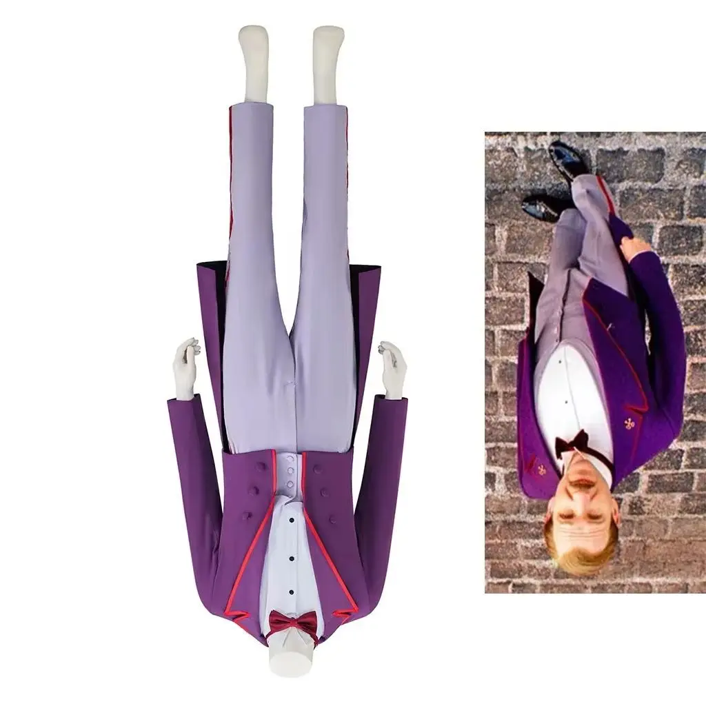 Movie Monsieur Gustave H Cosplay Budapest Hotel Costume Men's Purple ...