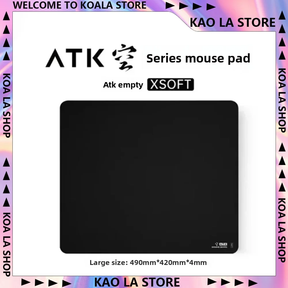 XSOFT Sinking Edge Mouse Pad ATK Large E-sports Desk Mat Custom Black ...