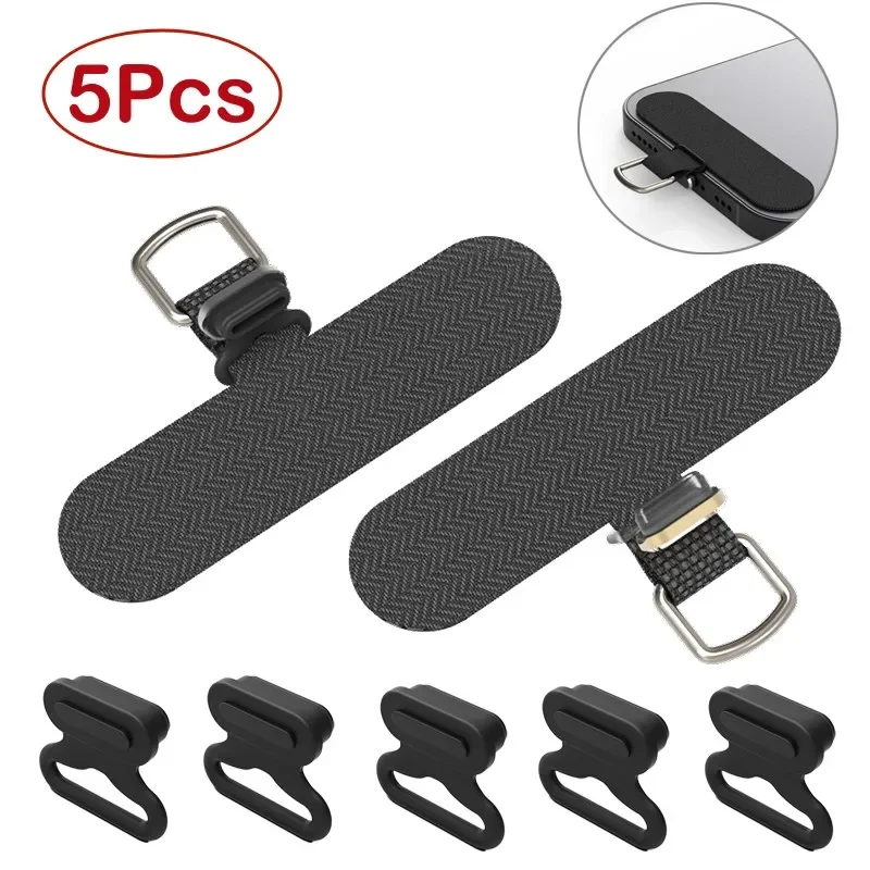 Mobile-Phone-Lanyard-Patch-Anti-lost-Dust-Plug-Tether-With-Dust-Plug ...