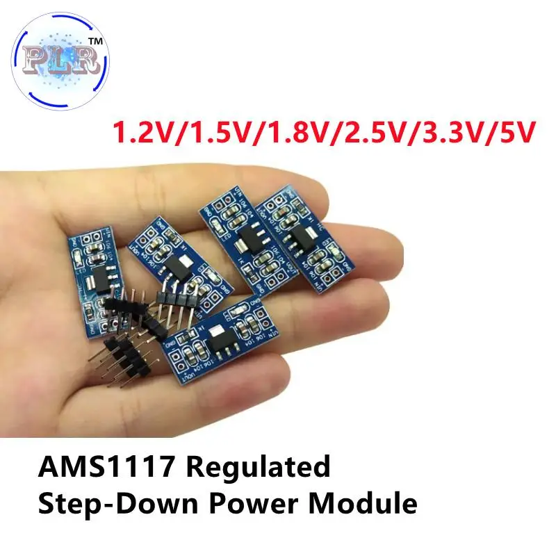 1PCS AMS1117 1.2V 1.5V 1.8V 2.5V 3.3V 5V power supply module AMS1117-5.0V power module AMS1117-3 ...