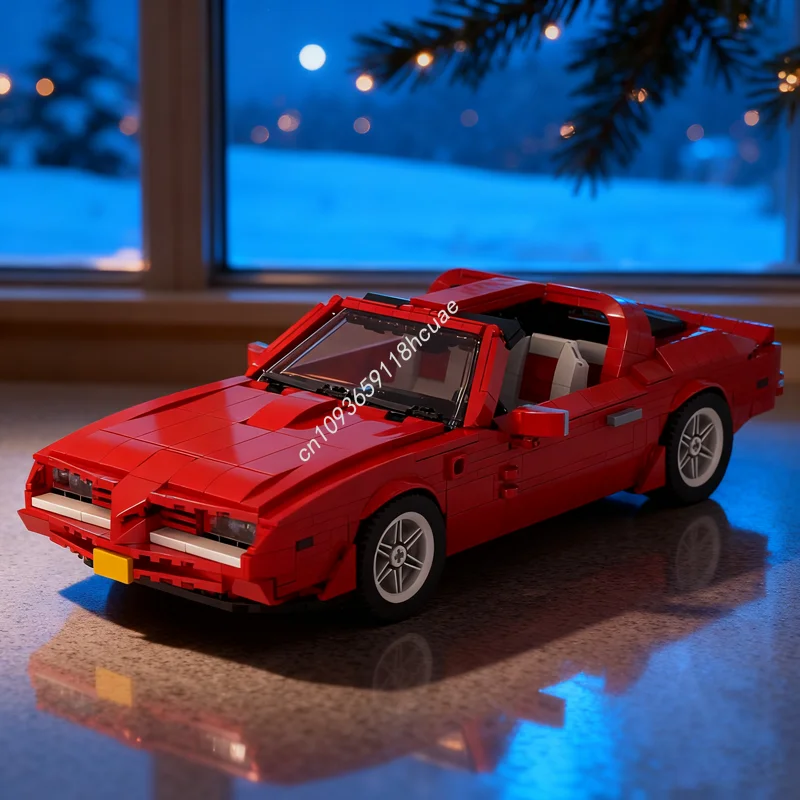 1088pcs MOC Trans AM Firebird Iconsed Model Building Blocks Toys ...