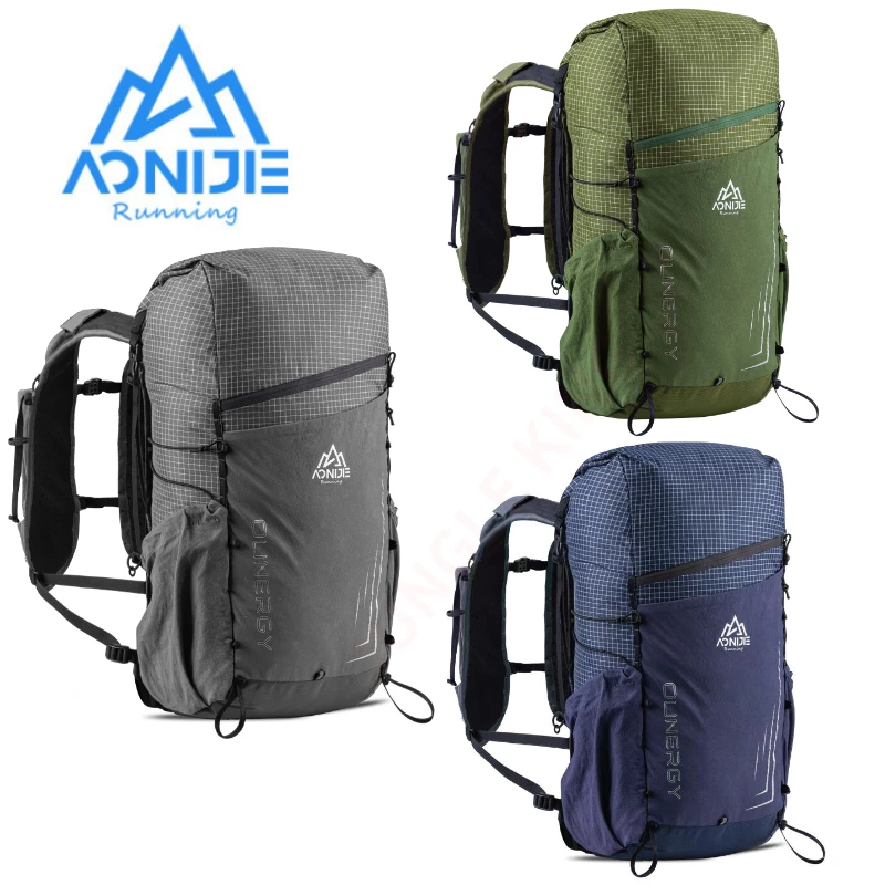 AONIJIE-C9111-30L-Gray-Blue-Green-Sports-Running-Off-Road-Backpack ...