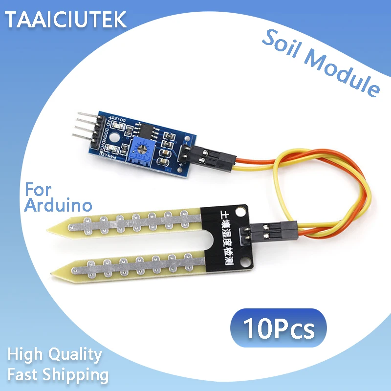 10Pcs-Soil-Moisture-Meter-Detection-Module-Intelligent-Electronic-Soil ...