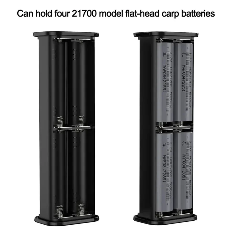 21700-Power-Bank-Case-4-Slots-Battery-Holder-Dual-USB-Type-C-Charge-DIY ...
