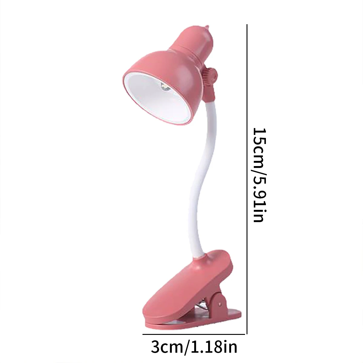 Adjustable Arm Portable Led Desk Lamp, Mini Night Light with Clip-On ...