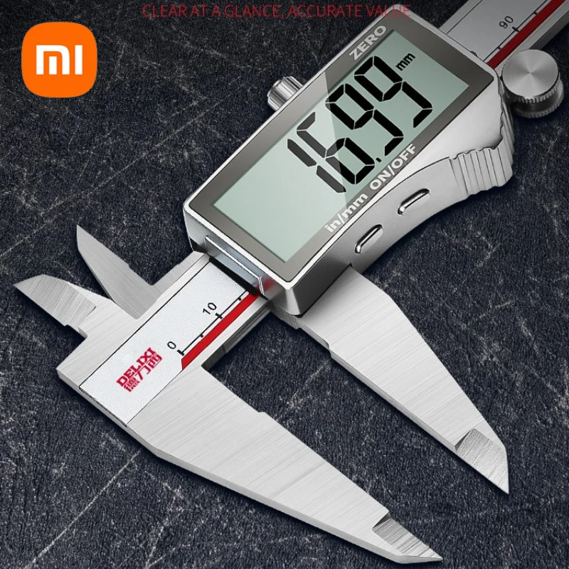 Xiaomi-Delixi-Digital-Metal-Caliper-Stainless-Steel-Vernier-Calipers ...
