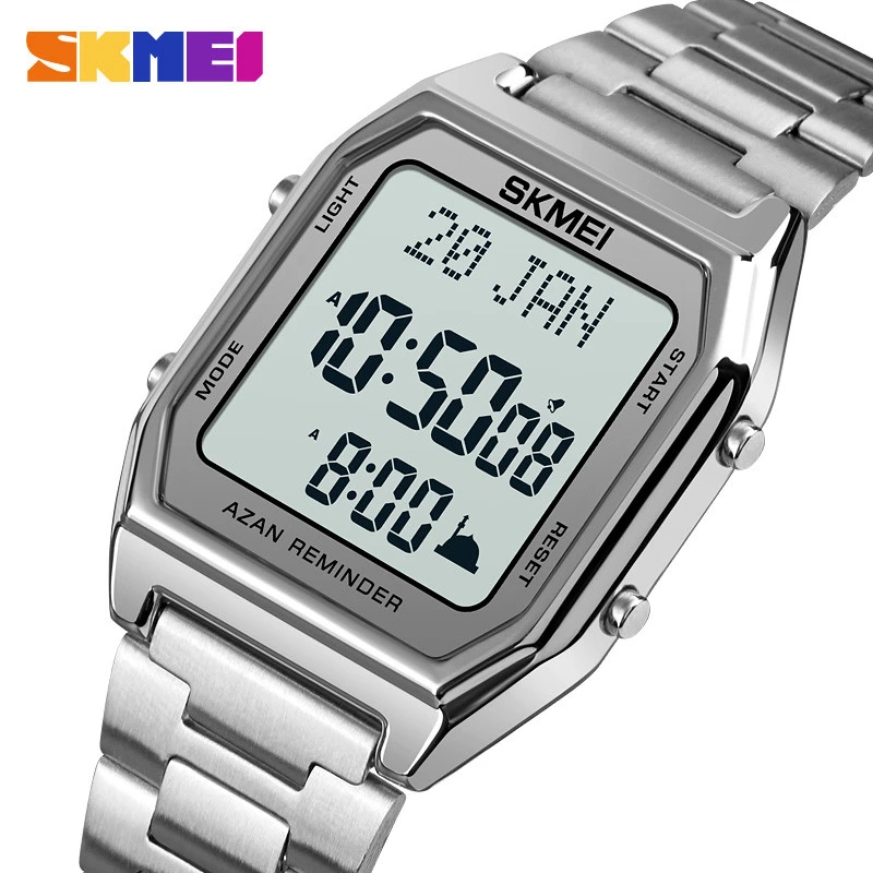 Skmei Men's Digital Watch | Skmei Muslim Watch Qibla | Digital Watch ...