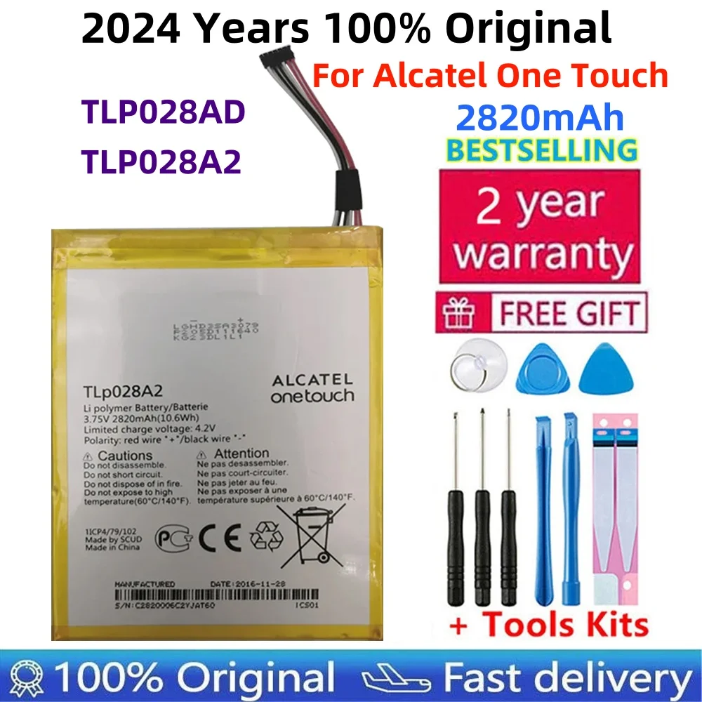 Original-Replacement-Battery-2820mAh-TLP028AD-TLP028A2-Battery-For ...