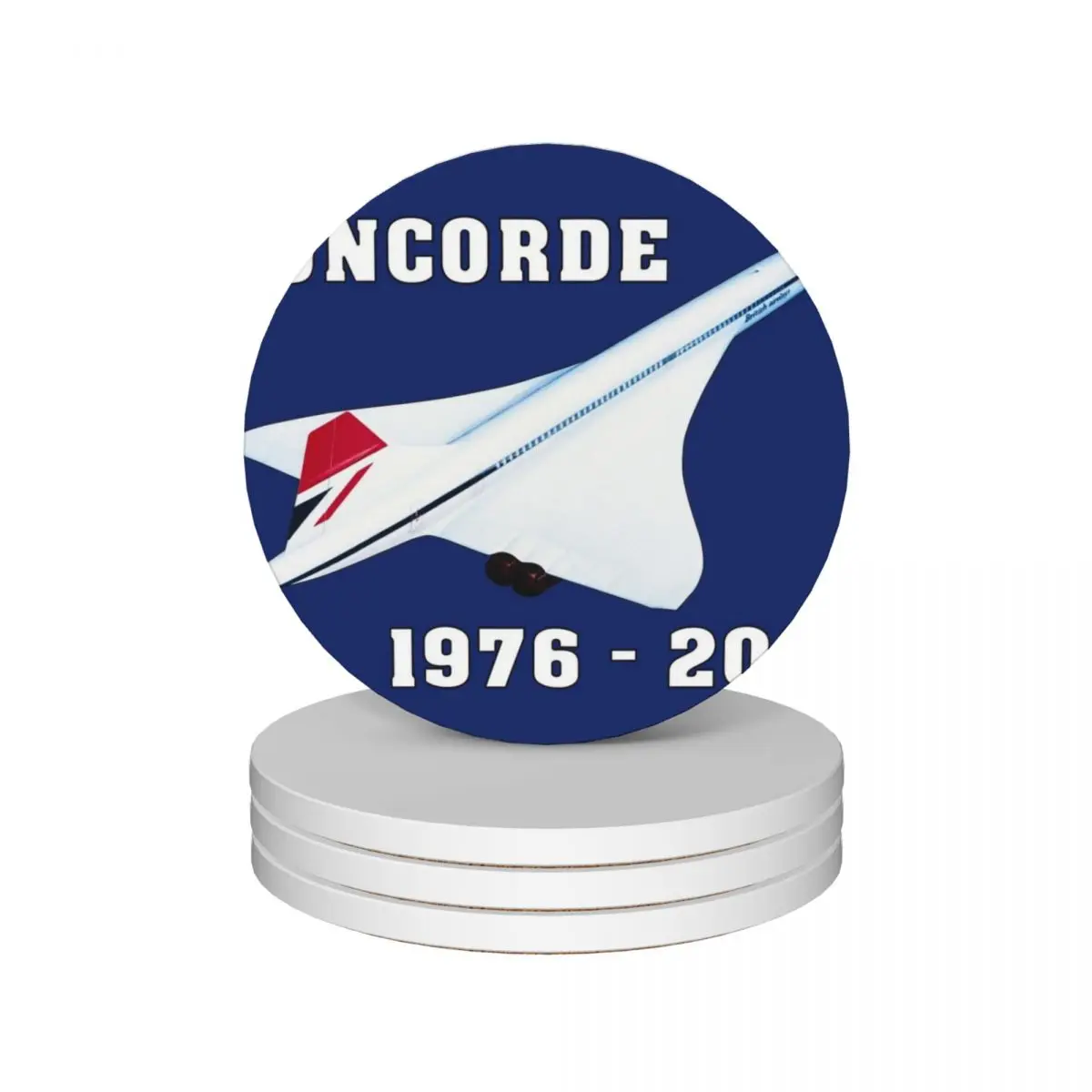 Concorde-airplane-Ceramic-Coasters-Set-of-4-coffee-cup-stand-christmas ...