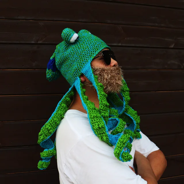 Crochet Octopus Hat