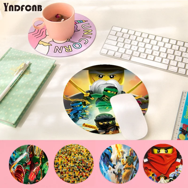 Legos Ins Tide Round Desktop Desk Mat Kawaii Gaming Accessories ...