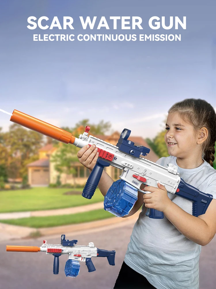 M416-Water-Gun-Electric-Pistol-Shooting-Toy-Full-Automatic-Summer-Shoot ...