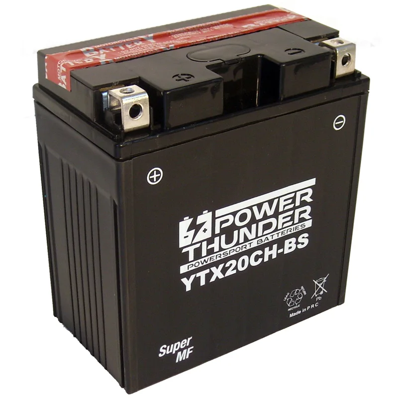 Power Thunder Battery Ptx20Ch-Bs / Ytx20Ch-Bs - AliExpress 201355758