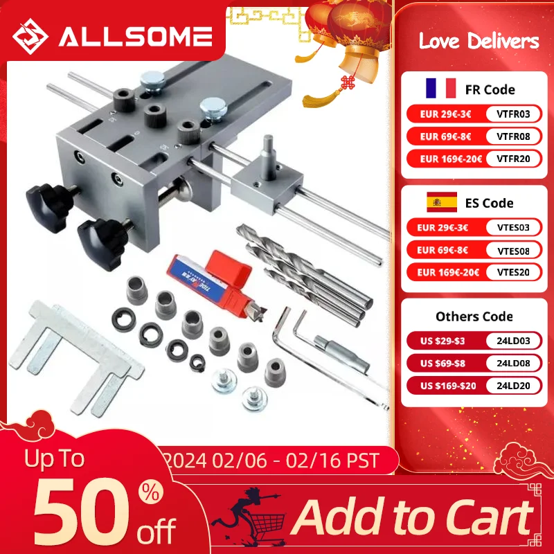 Allsome-3-in-1-Dowelling-Jig-Master-Kit-Self-Centering-Dowel-Jig ...