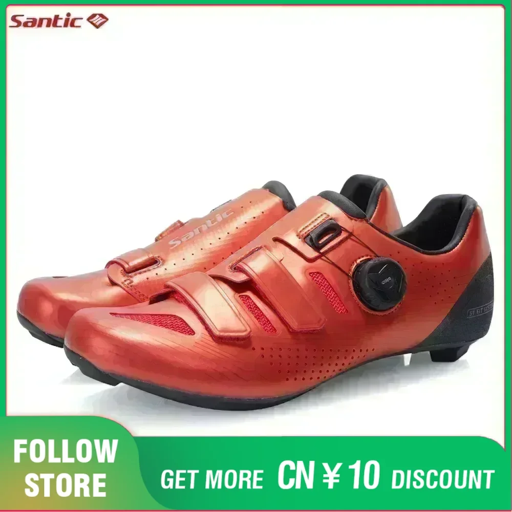 Santic Carbon Fiber Cycling Lock Shoes Wear Resistant Outdoor Road ...