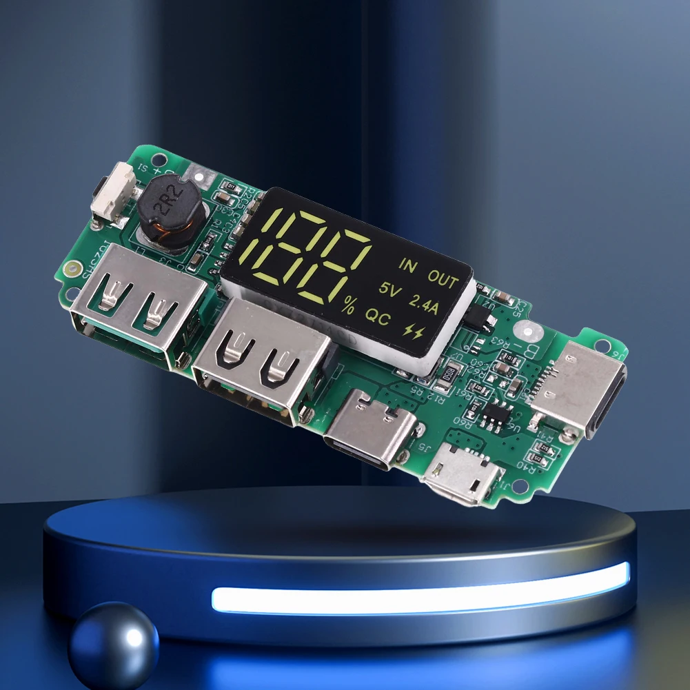 18650-Mobile-Power-Bank-Charging-Module-with-Overcharge-LED-Display ...
