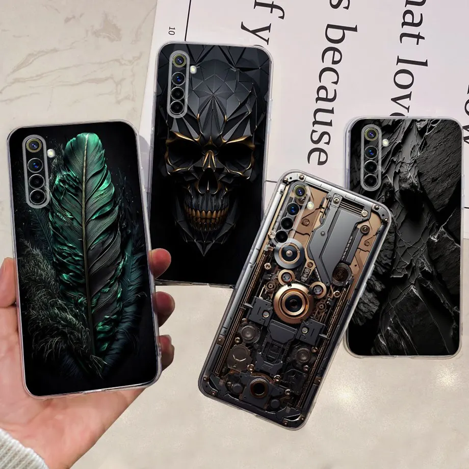 For Realme 6 6Pro 7 7Pro Back Cover Realme 6 Pro 7 Pro Phone Case Soft ...