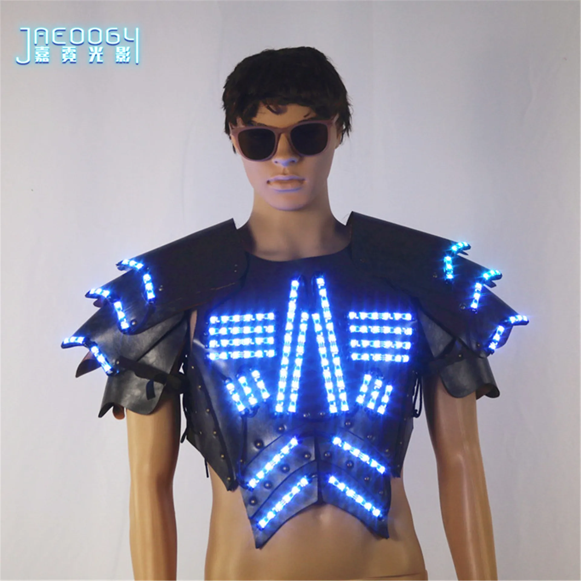 Men-s-Luminous-Clothing-Night-Show-Props-Halloween-LED-Luminous-Armor ...