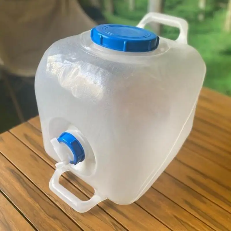 Collapsible Water Carrier Water Bottle With Spigot 20L Foldable Water ...