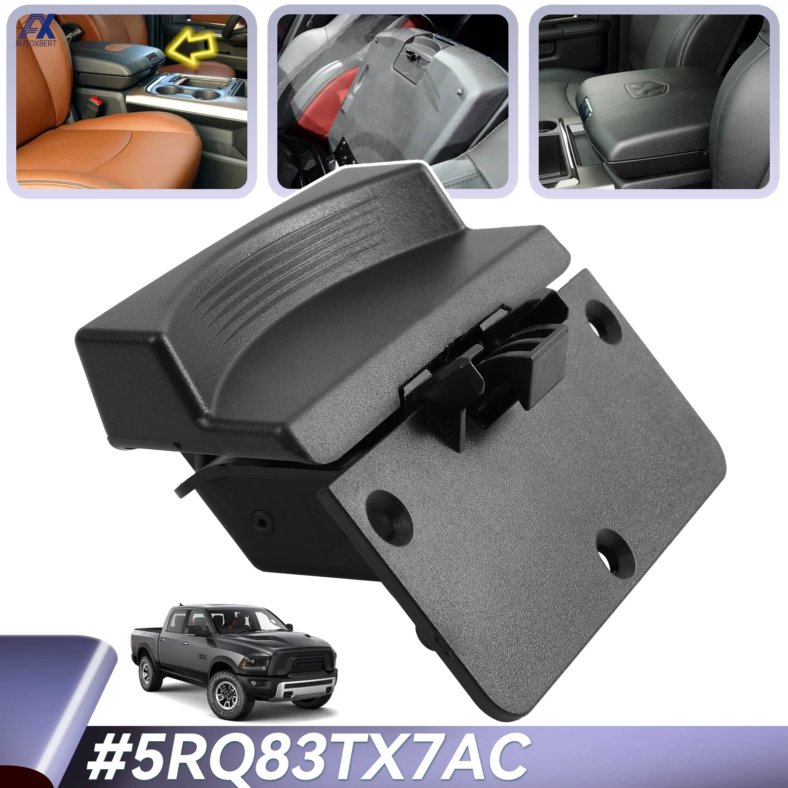 5RQ83TX7AC Car Center Console Armrest Latch Lock Knob Accessories Auto ...