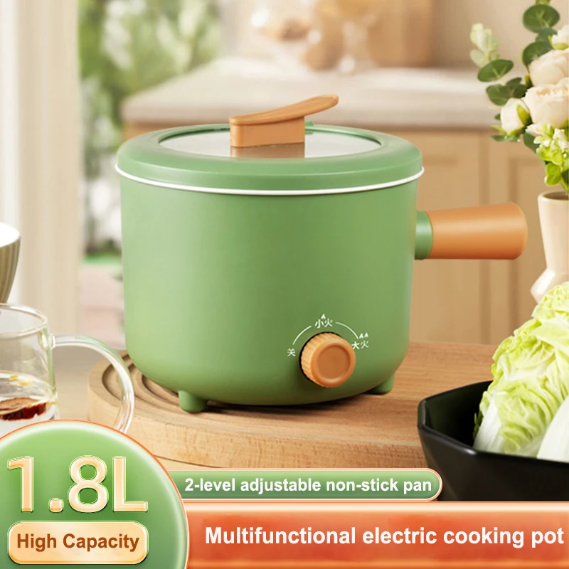1-8L-Multi-function-Electric-Cooking-Pot-Double-speed-Insulated-Non ...