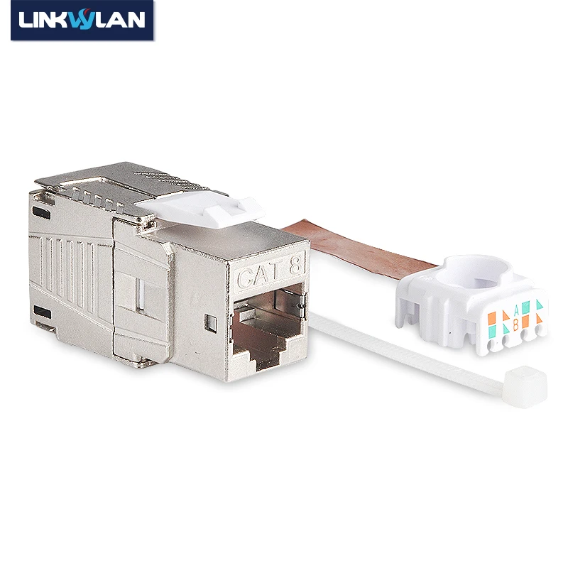 NETWORK-RJ45-CAT8-KEYSTONE-JACK-MODULE-SOCKET-FULL-SHIELDED-TOOLLESS ...