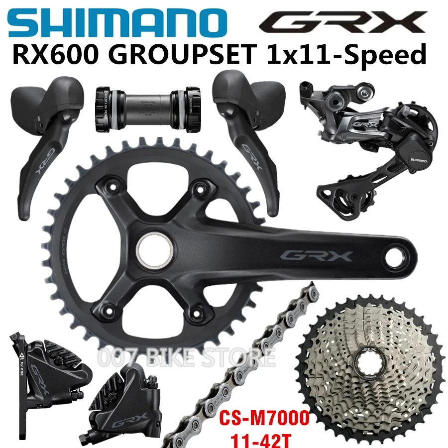 Shimano GRX Group-set RX600 Level 1x11 (mechanical Shift Hydro Brake ...