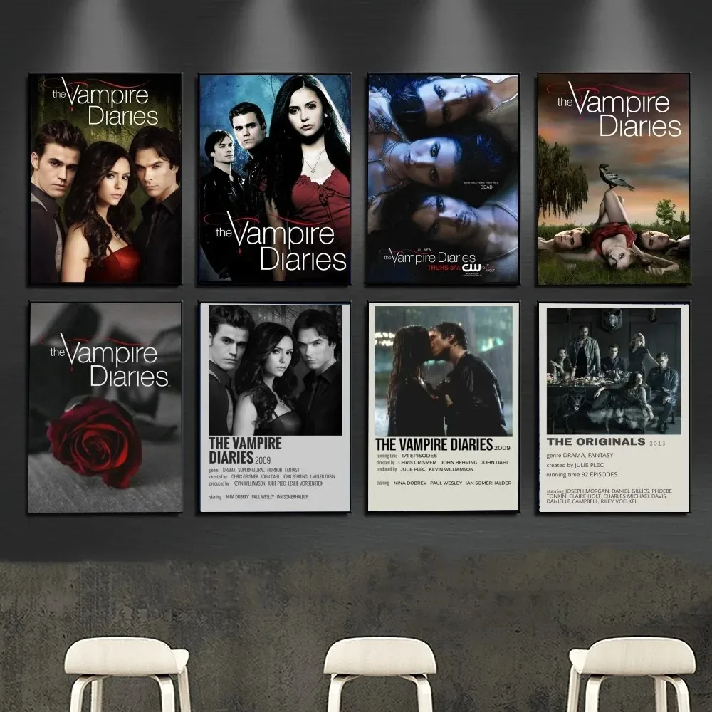The-Vampire-Diaries-Movie-Poster-Poster-Club-Bar-Vintage-Poster-Wall ...