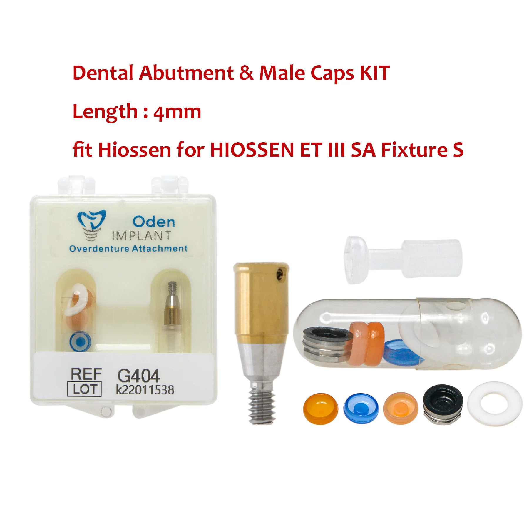 Accesorio-para-implante-Dental-Kit-de-tapas-para-sobredentadura ...