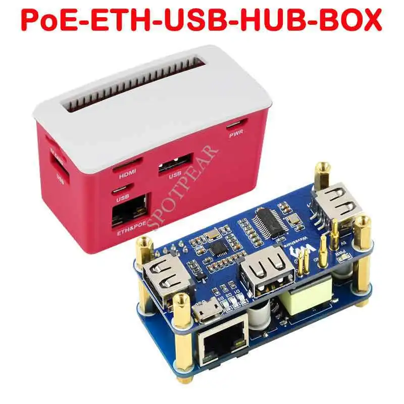 Raspberry-Pi-Zero-Series-PoE-Ethernet-USB-HUB-HAT-BOX-3x-USB-2-0-802 ...