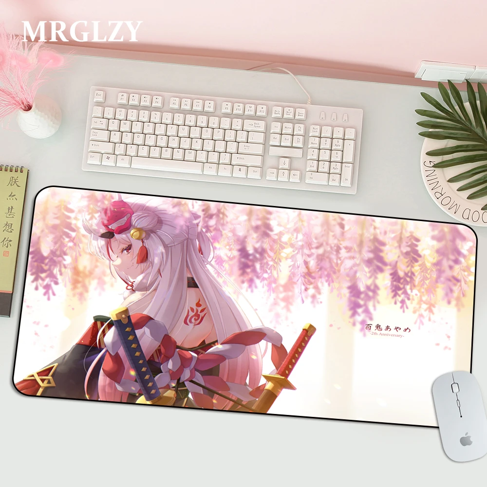 Hololive Nakiri Ayame Mouse Pad Anime Kawaii Cute Girl Carpet Gaming ...