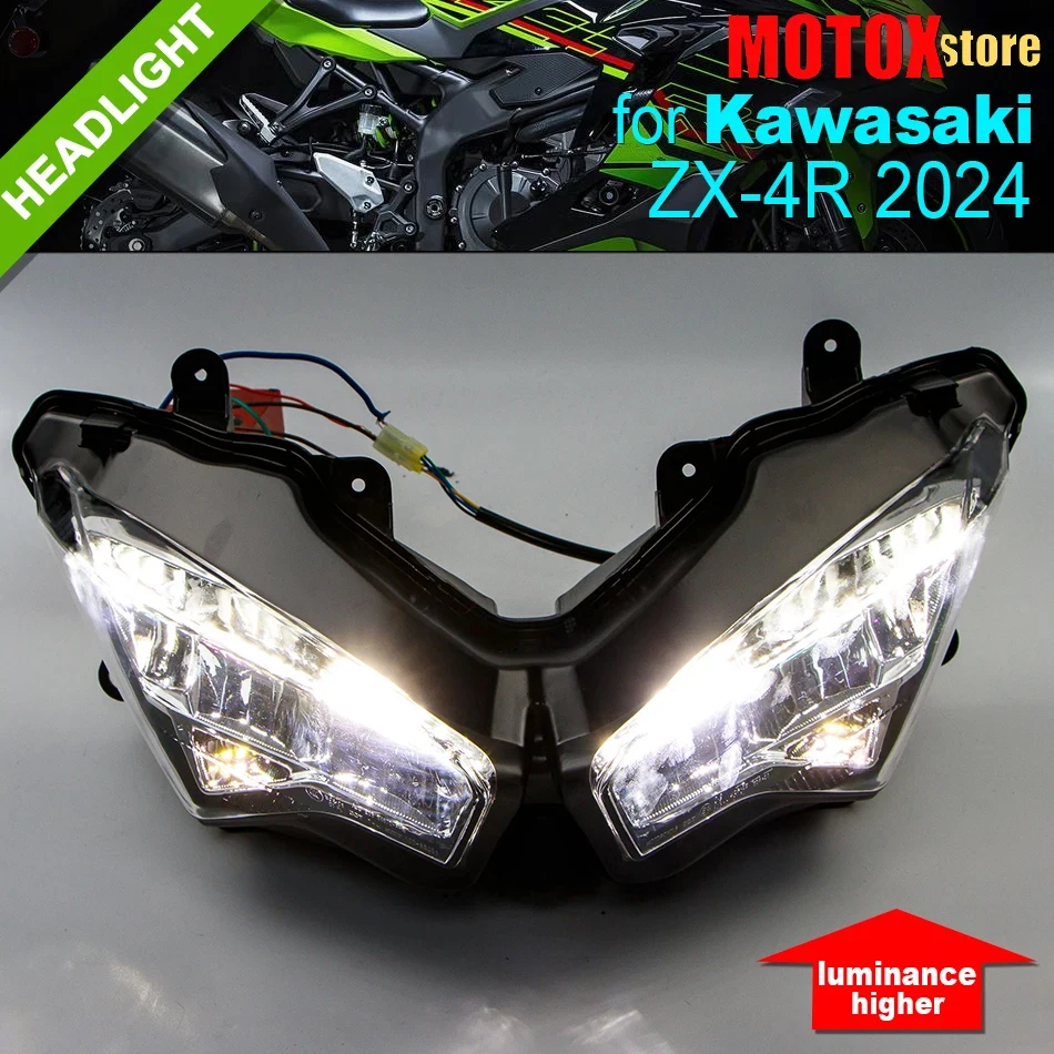 Motorcycle-HeadLight-Assembly-Fit-for-Kawasaki-NINJA-ZX-4R-2024-Head ...
