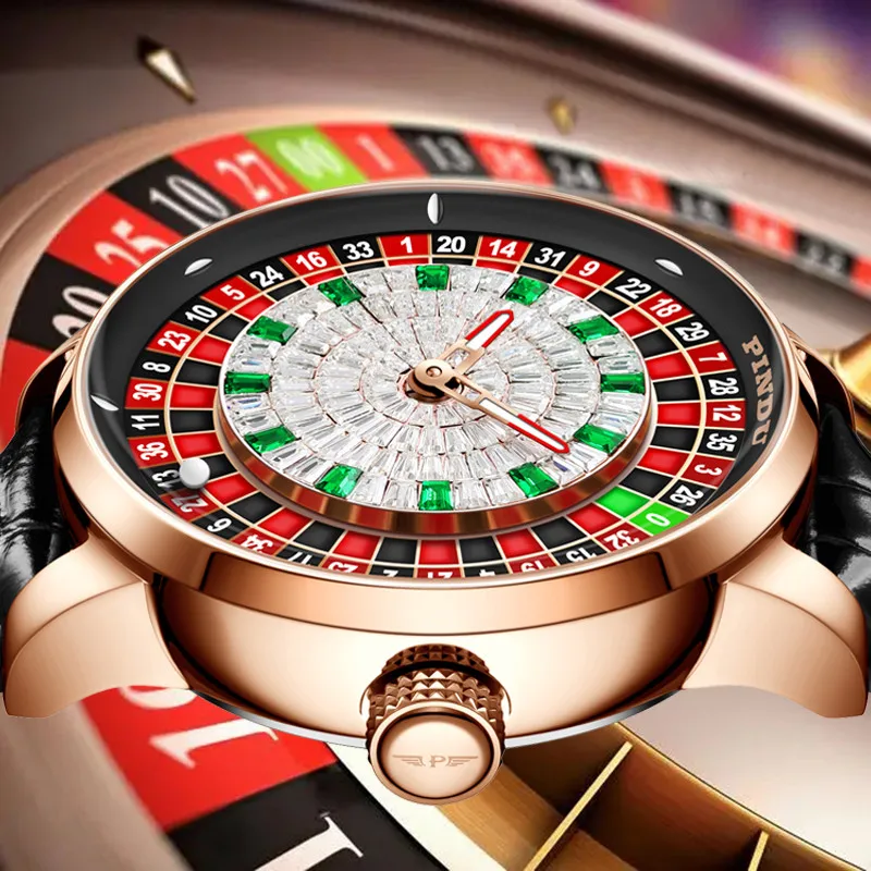 Reloj-mec-nico-para-hombre-cron-grafo-autom-tico-con-esfera-giratoria ...