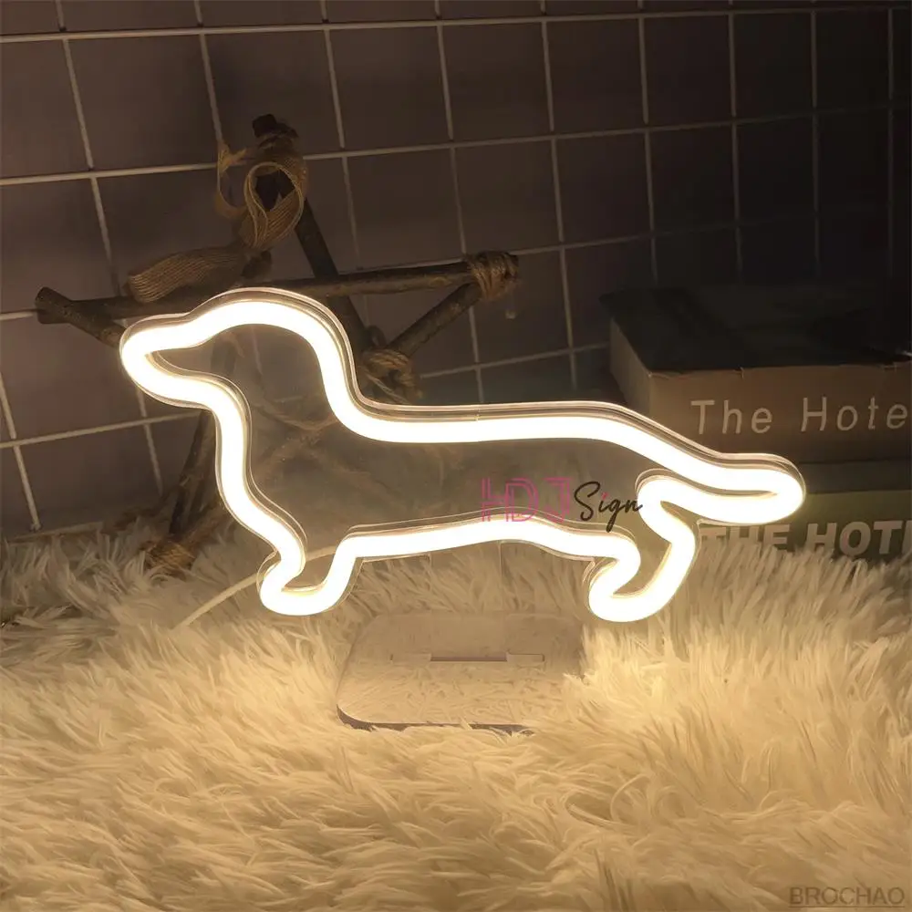 Custom-Neon-Sign-USB-Dog-LED-Neon-Light-Night-Sign-Children-s-Bedroom ...