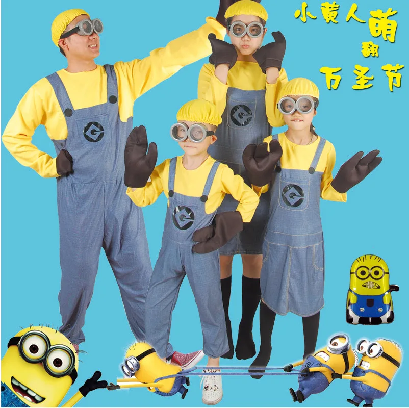 Halloween performance costumes childrens Minions cosplay costumes anime ...