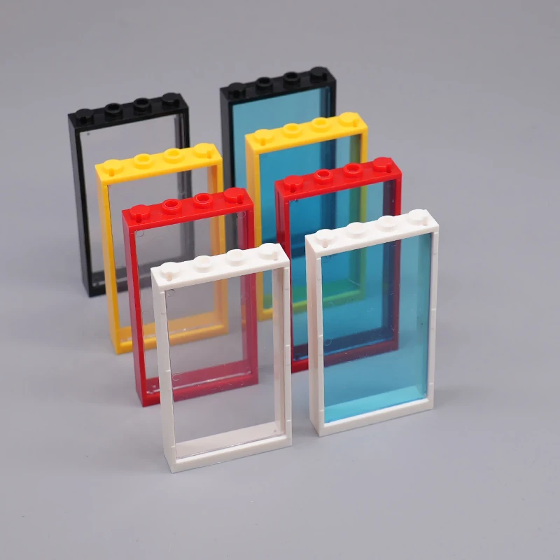 5Set/lot 57895 Bricks Windows and Doors Door Frame 1x4x6 Glass for ...