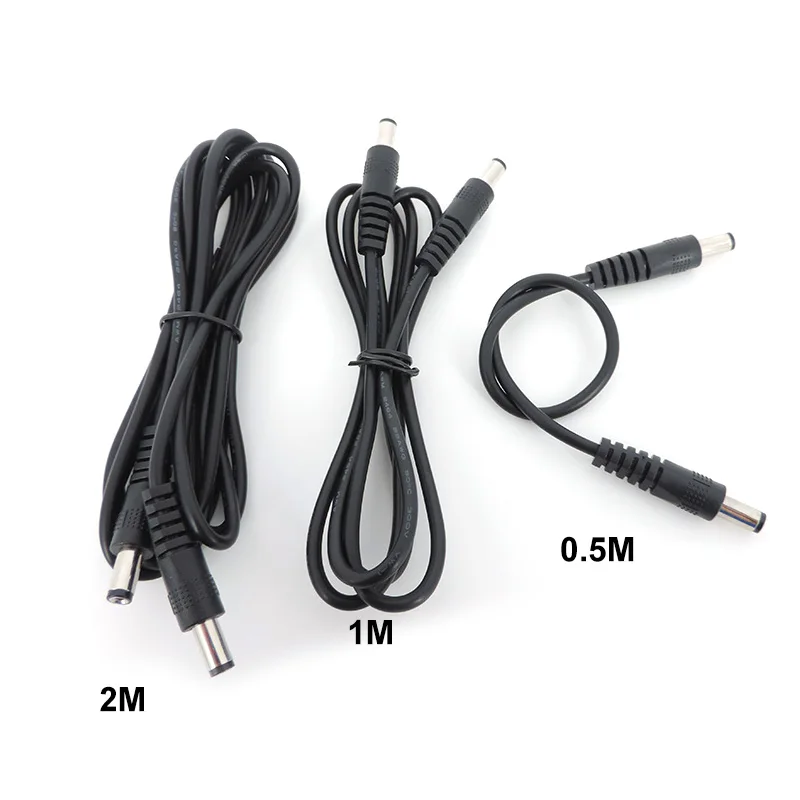 12V DC Male To Male plug Power supply Connector Extension cable Plug 5. ...