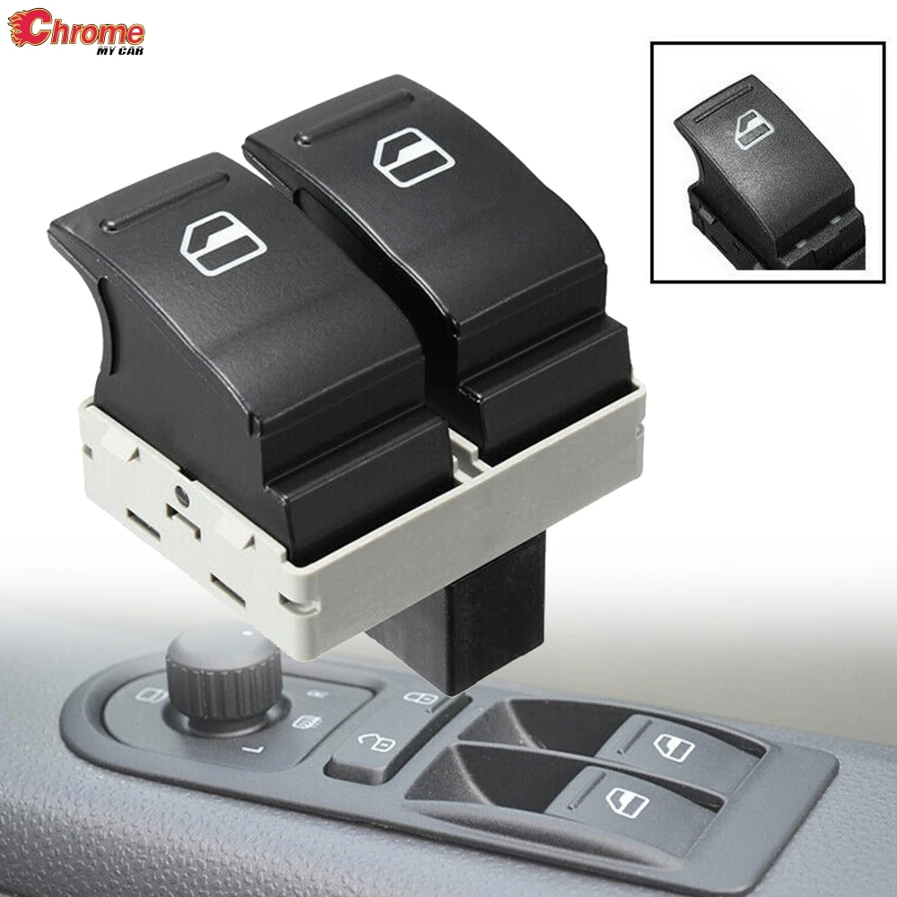 Car Electric Door Window Lifter Double Switch Button Control Driver ...