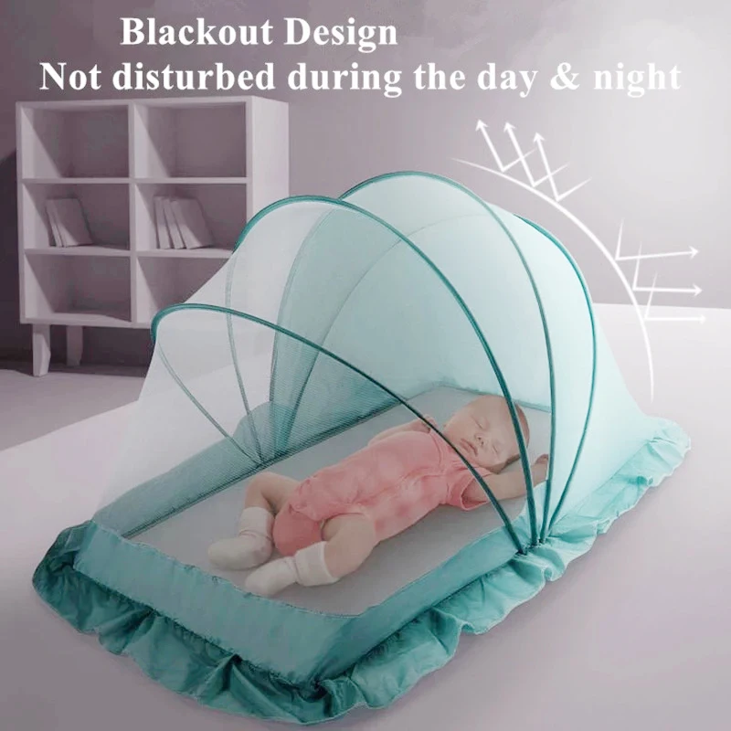 Baby-Crib-Netting-Portable-folding-Baby-Bed-Net-Polyester-Newborn-Sleep ...