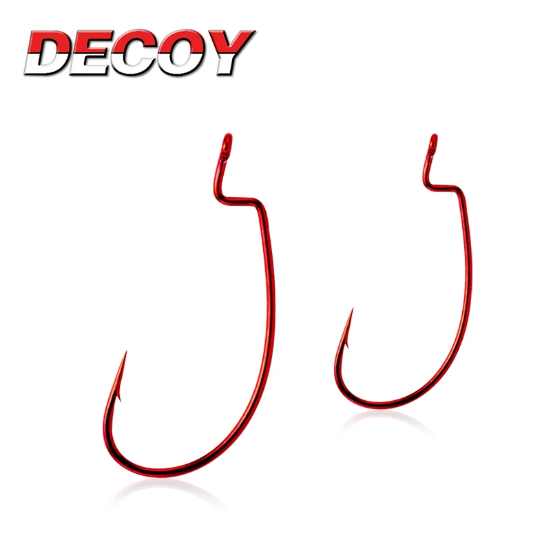 DECOY-Japan-Hook-Wide-Gape-Offset-Hooks-High-Power-Fishing-Hooks-Texas ...
