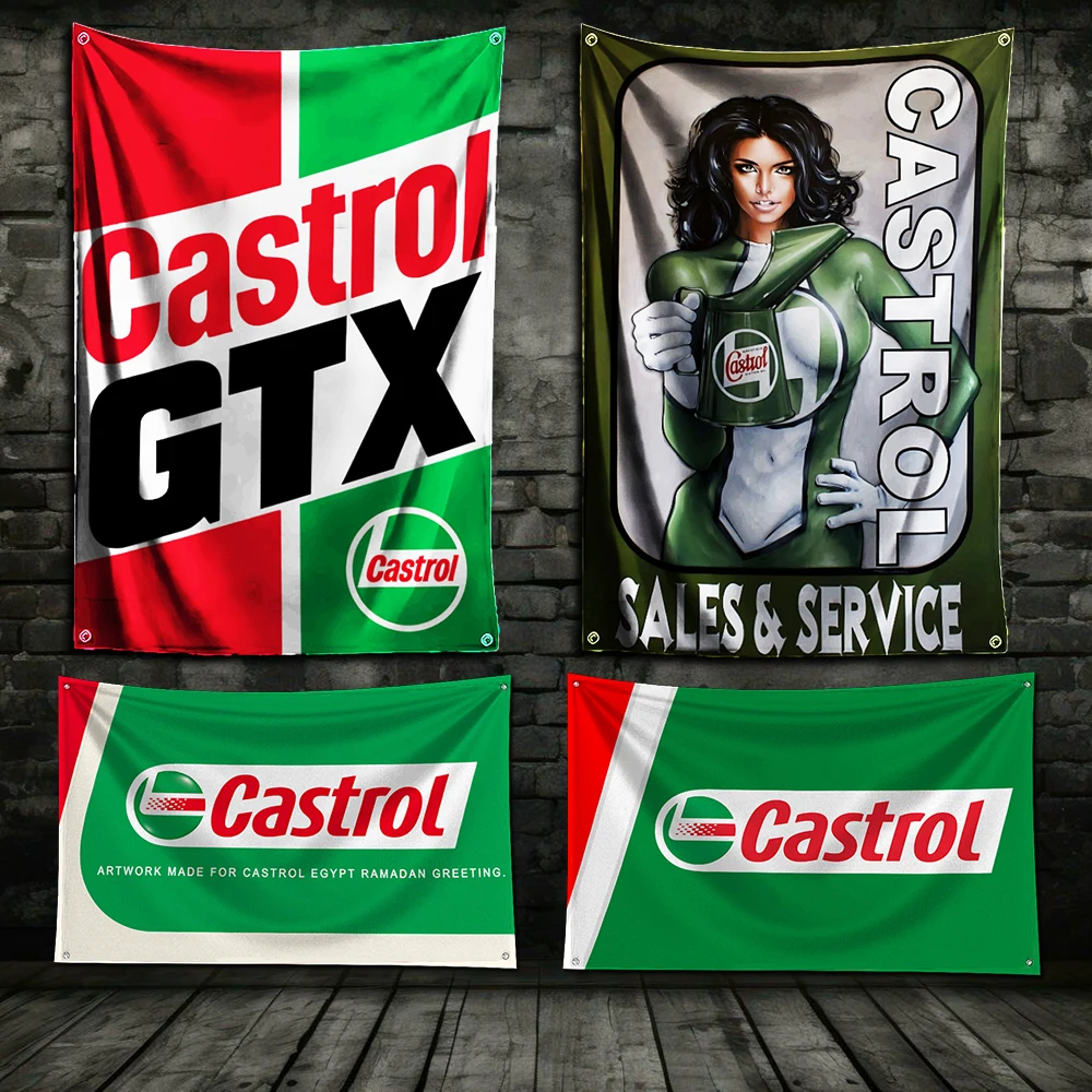 Castrol Edge Logo Banner: The Ultimate Garage Wall Art for True Car ...