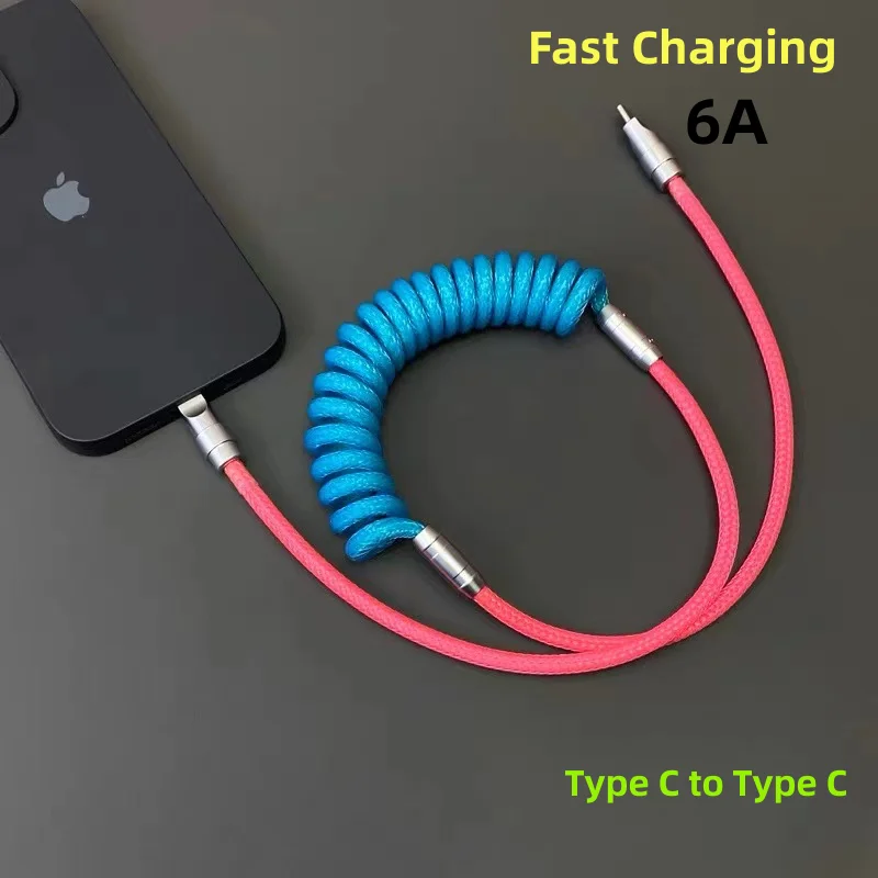 6A-Type-C-To-Type-C-100W-Fast-Charging-Cable-for-Huawei-Honor-Xiaomi ...
