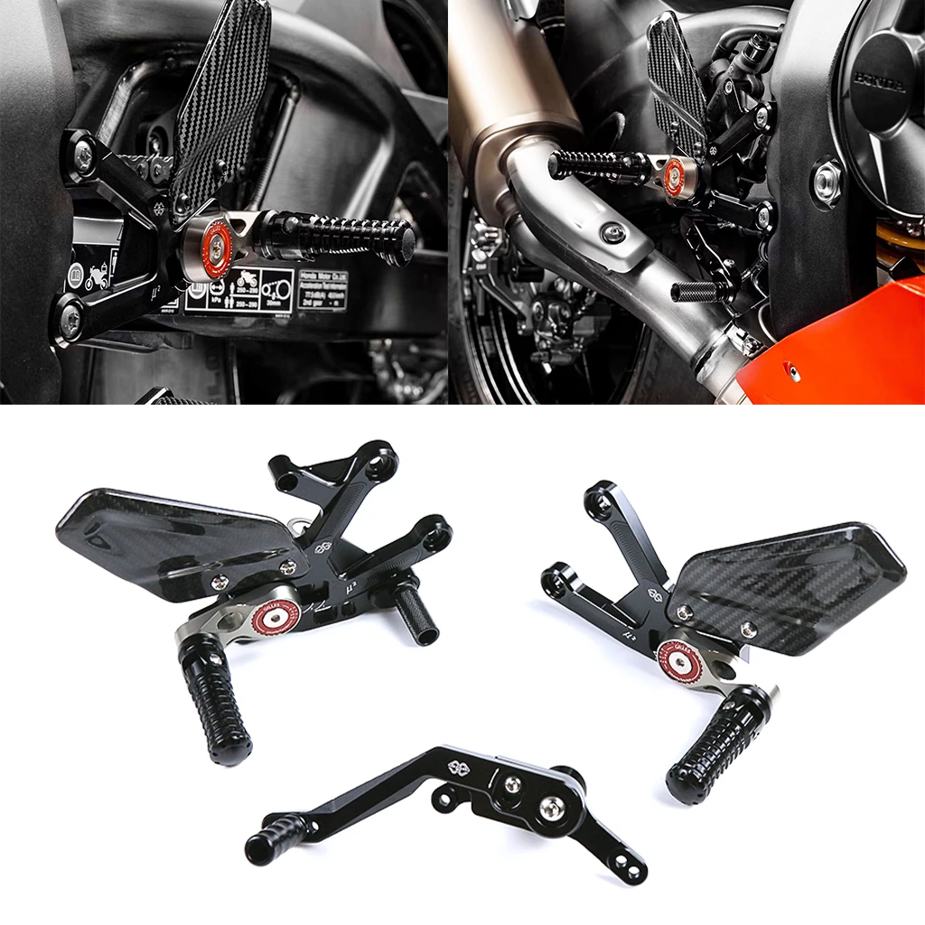 For-HONDA-CBR1000RR-1000RR-R-2022-2023-Motor-Adjustable-Rearsets-Foot ...