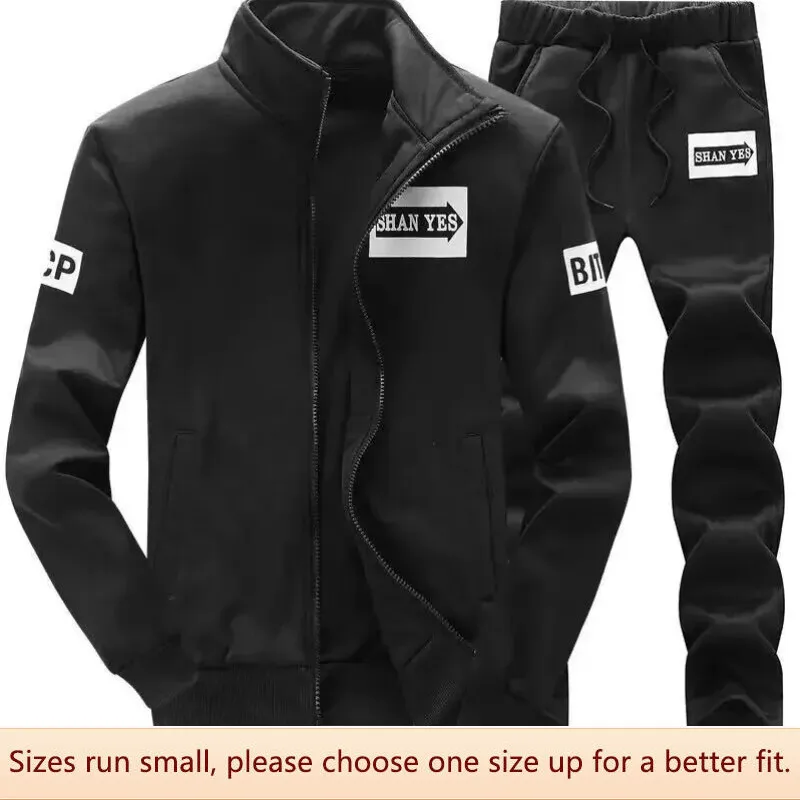 Men-s-Spring-autumn-Sports-Suit-Casual-Jacket-Pants-Set-Gym-Outfit-One ...