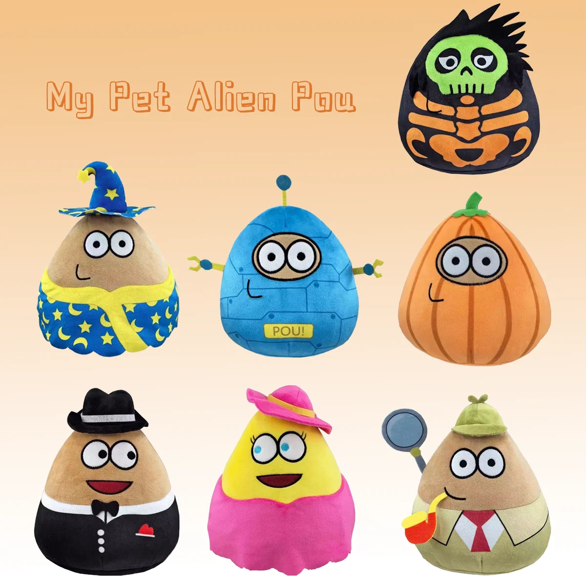 Cute-My-Pet-Alien-Pou-Plush-Toy-Game-Peripheral-Anime-Figure-Plush-Toy ...