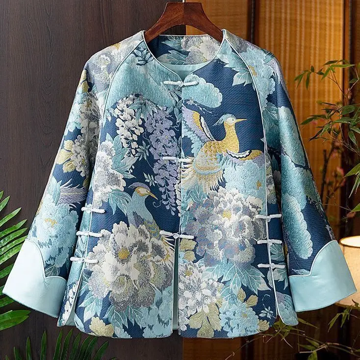 2024 new Chinese style traditional hanfu coat traditional long sleeves ...