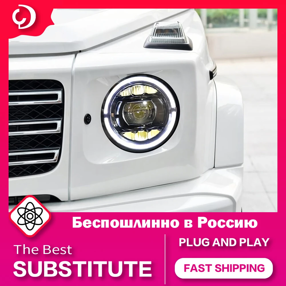 Akd Car Styling Headlights For W463 G350 G500 G55 G63 2007-2017 Led Headlight Drl Head Lamp Led ...